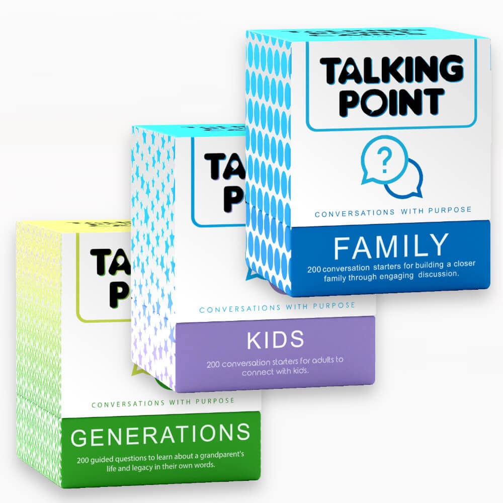 Amazon.com: TALKING POINT CARDS Household Bundle (Kids): 600 Thought ...