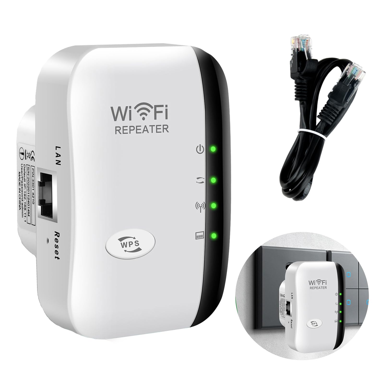 WiFi Internet Range WiFi Signal Long Range Amplifier Up to 3000sq.ft ...