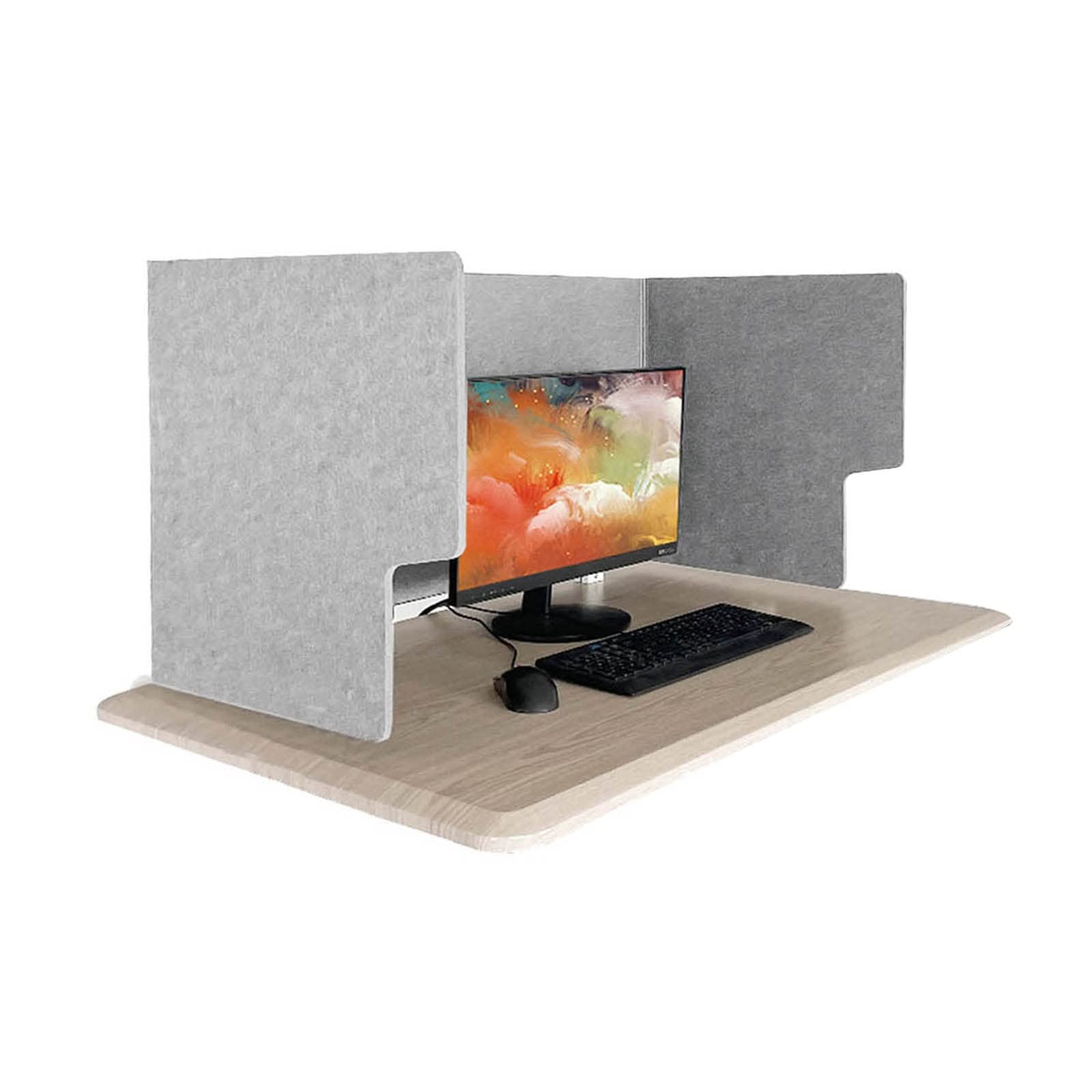 Amazon.com: LIGUOYI Freestanding Office Divider Partition with 4 ...