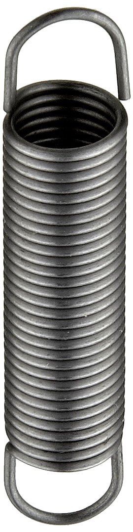 Music Wire Extension Spring, 0.30 OD x 0.031" Wire Size x 1.5" Free ...