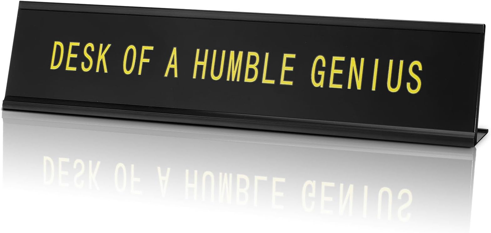 Amazon.com: Mooliwe 10 x 2 Inches Funny Office Decor Black Funny Desk ...