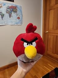 Amazon.com: Mighty Mojo Angry Birds - Red - 8 Inch Collectible Plush ...