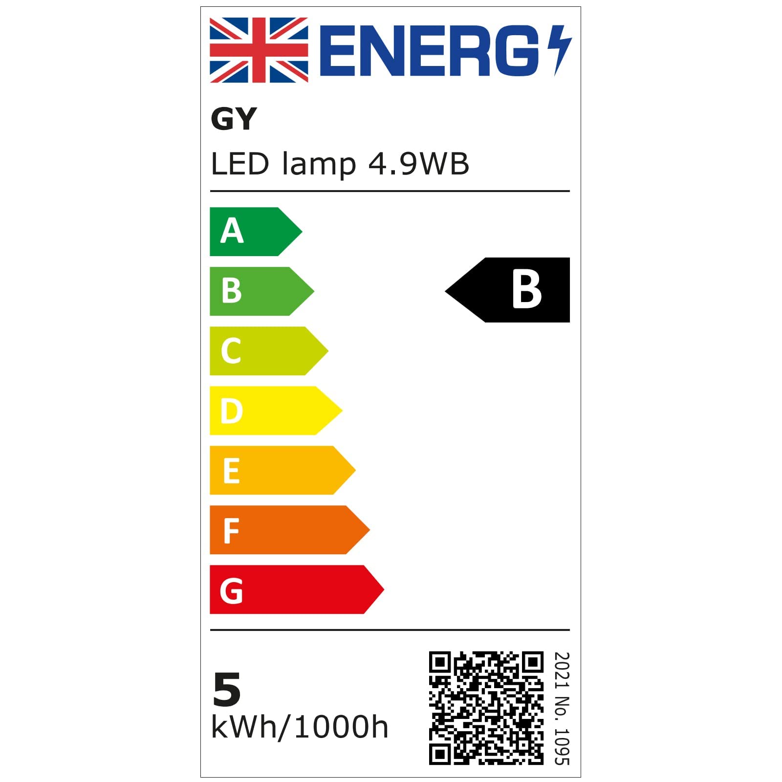 GY GU10 LED Cool White Bulb,6W 6500K 580 Lumen Cool White Bulbs ...