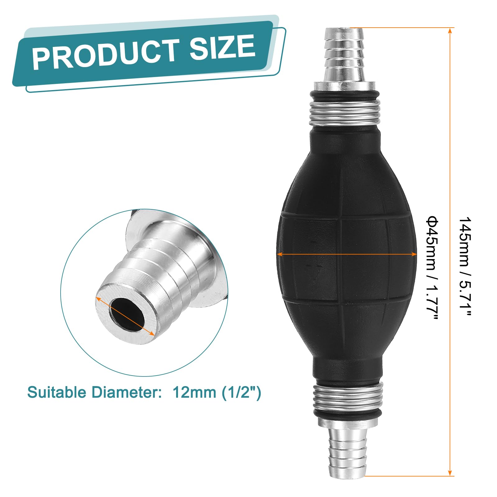 Outboard Fuel Line Hand Primer Tool JRL Fuel Pump Fuel Line Hand Primer ...