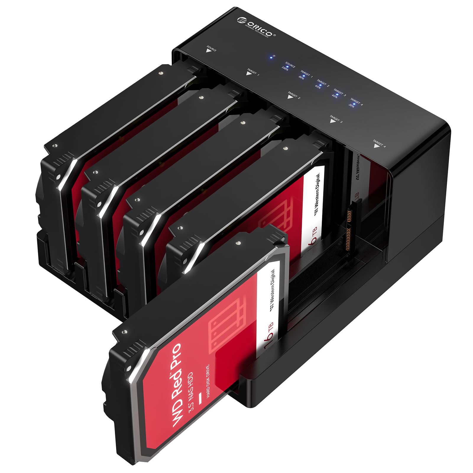 Snapklik.com : ORICO USB 3.0 5 Bay Hard Drive Docking Station