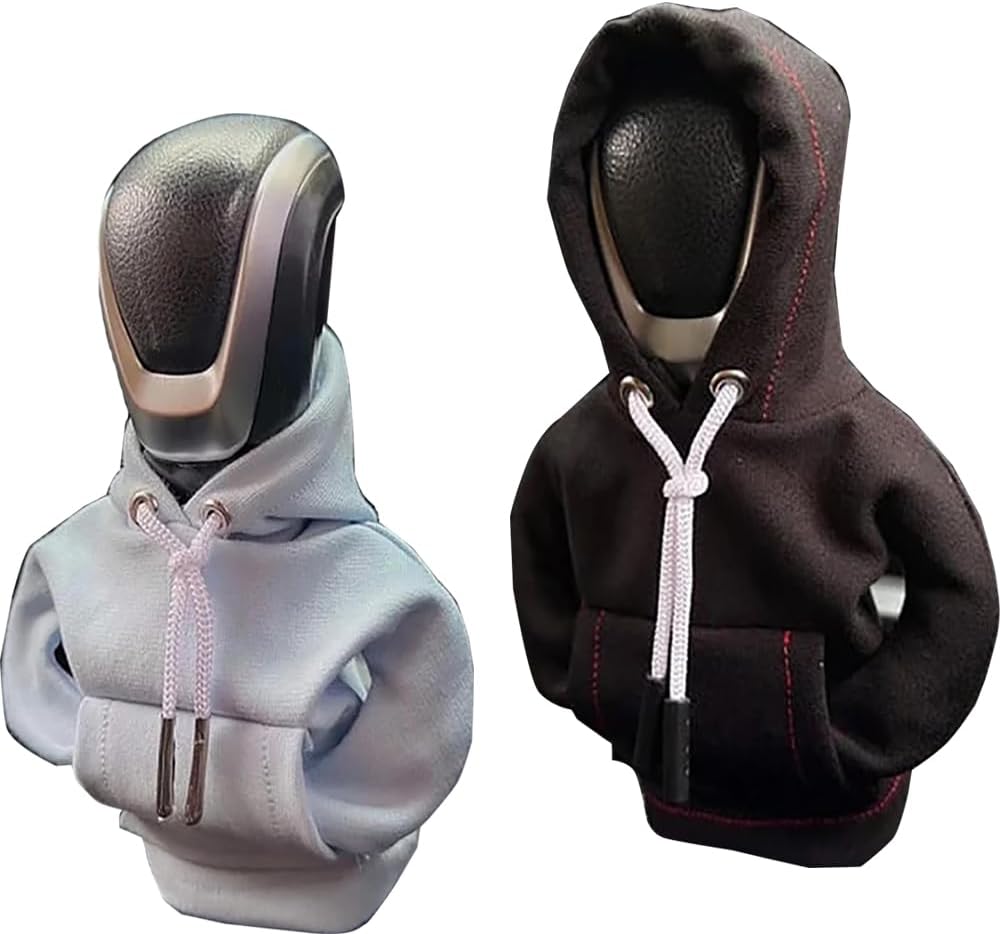 Amazon.com: 2PC Gear Shift Hoodie, Gear Shift Cover, Universal Car ...