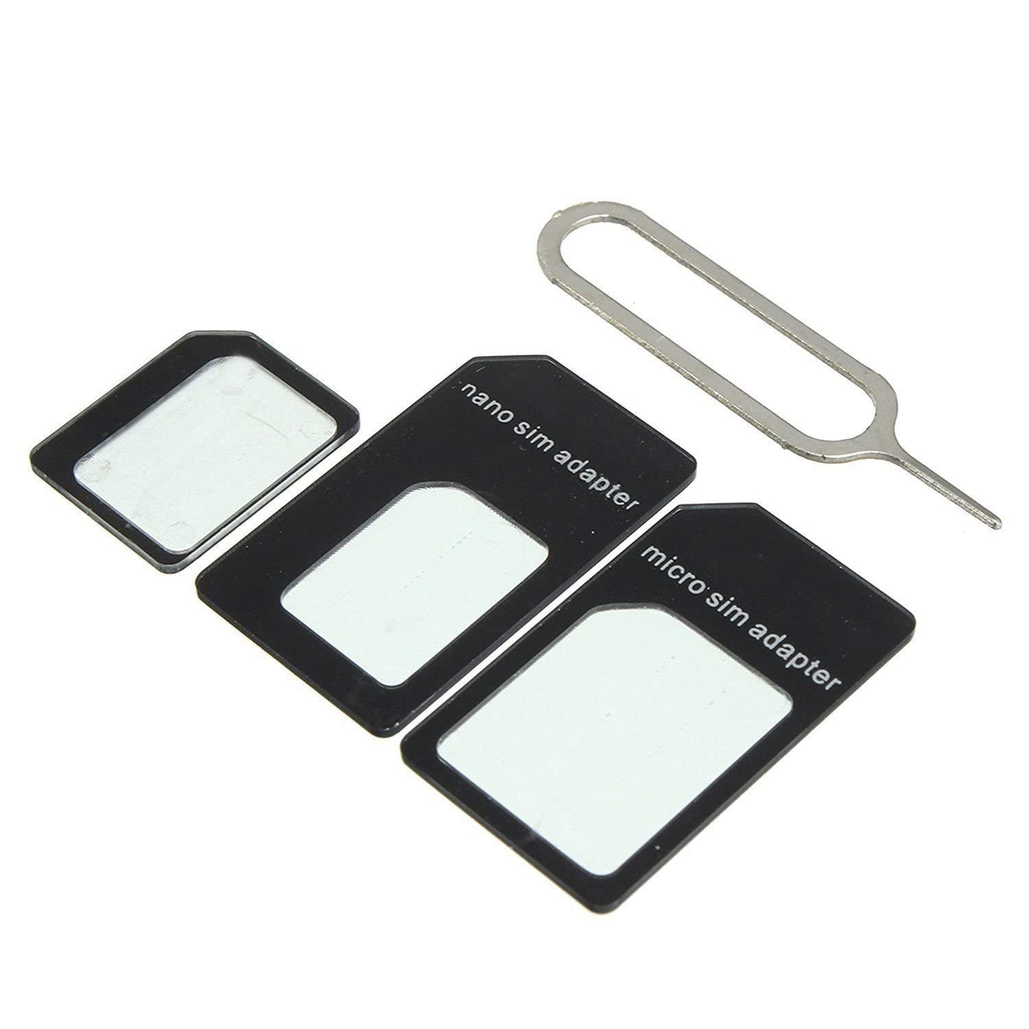 3 in 1 Sim Adapter with Sim Ejector Tool- for All Mobile Devices | Sim ...