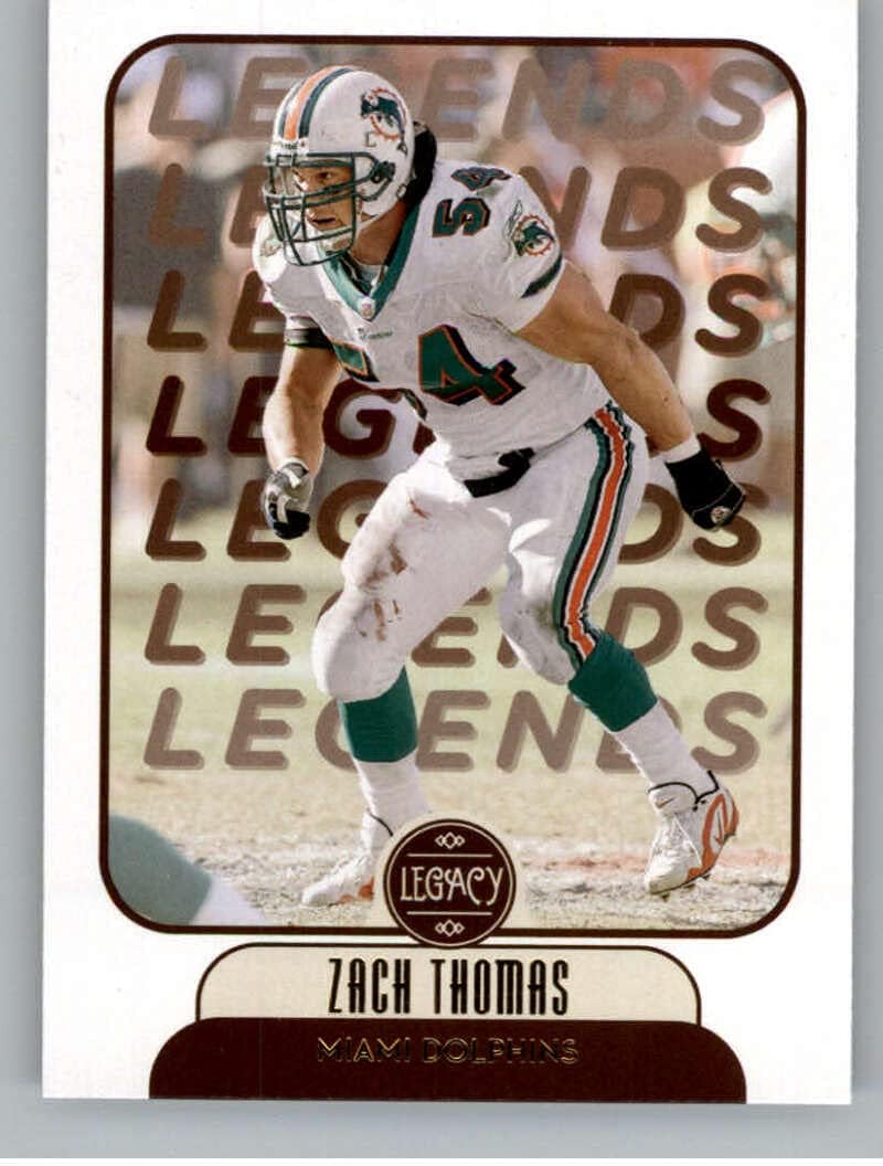 Amazon.com: 2021 Panini Legacy #113 Zach Thomas Miami Dolphins Legends ...