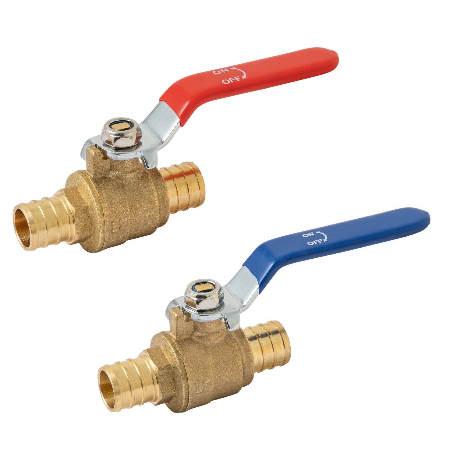 Snapklik.com : 2-Pack Pex Ball Valve 3/4 Inch, Water Shut Off Valve ...