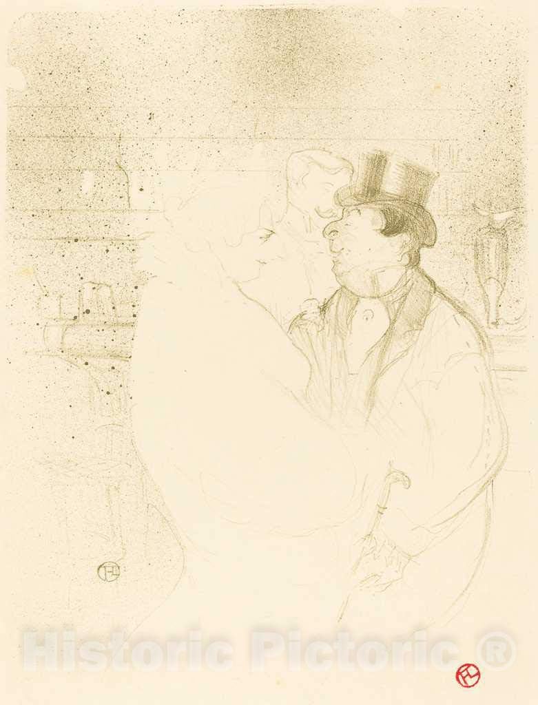 Amazon.com: Art Print : Henri de Toulouse-Lautrec, Ida Heath at The Bar ...
