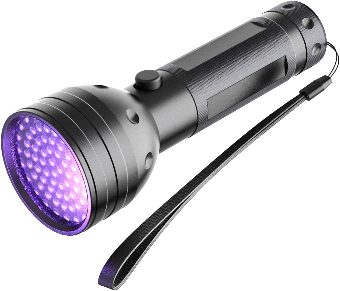 NewVan Tech UV Ultraviolet Flashlight Blacklight 51 LED 395 nM Handheld ...
