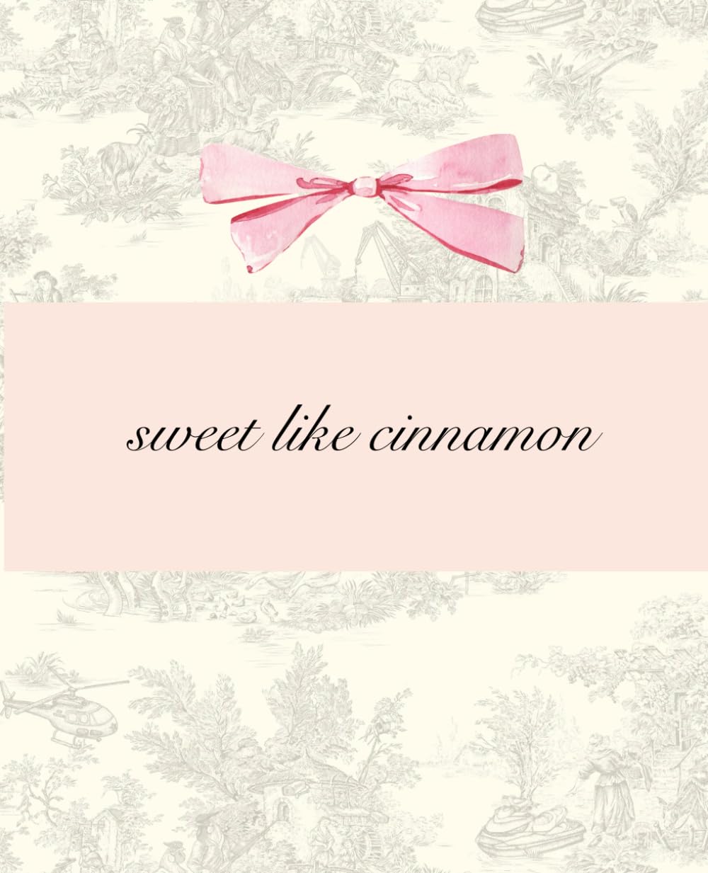 Sweet Like Cinnamon: Coquette Cinnamon Girl Notebook Journal Lana Bow ...