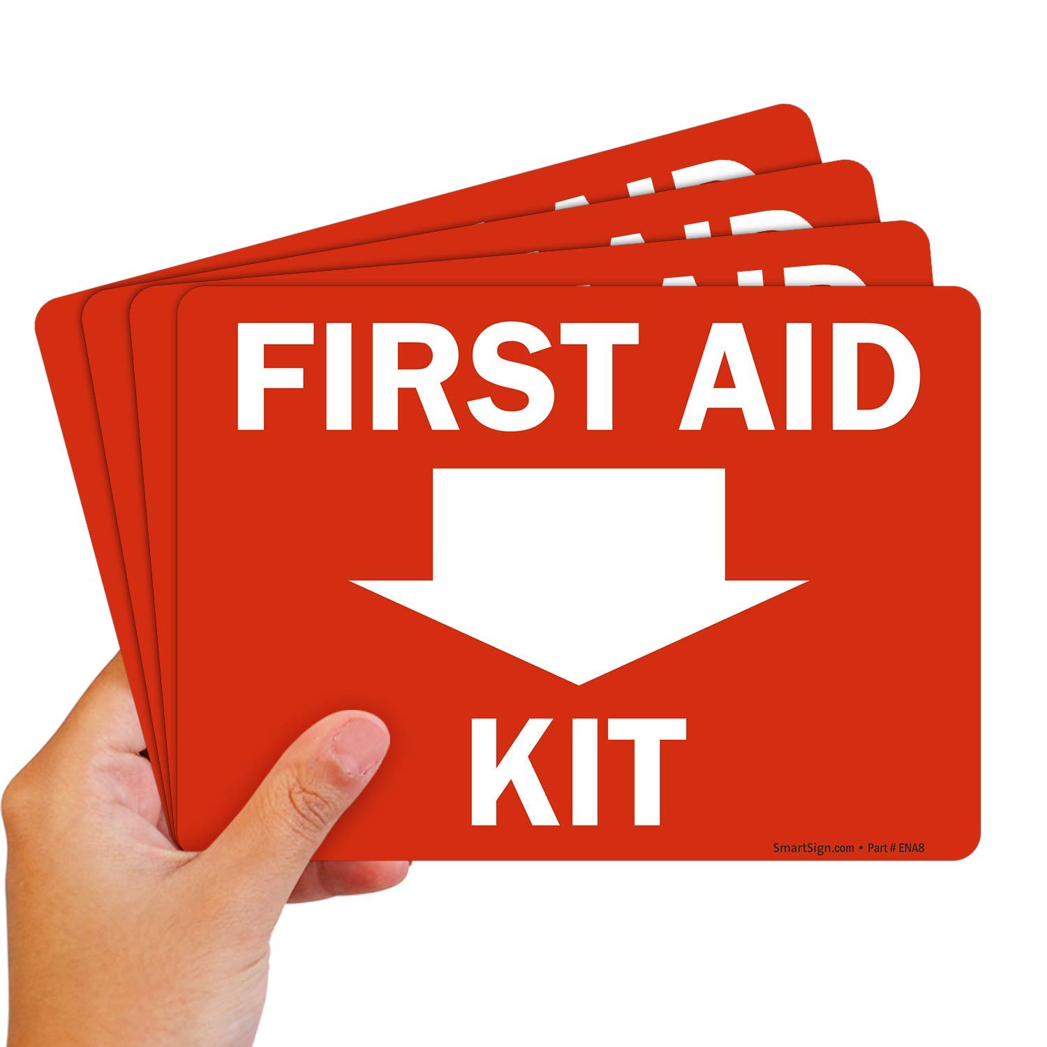Workplace Safety Equipment SmartSign First Aid Kit Projecting Sign ...