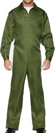 Amazon.com: MYBFYABO Halloween Prison Jumpsuit Costume Uniform Long ...