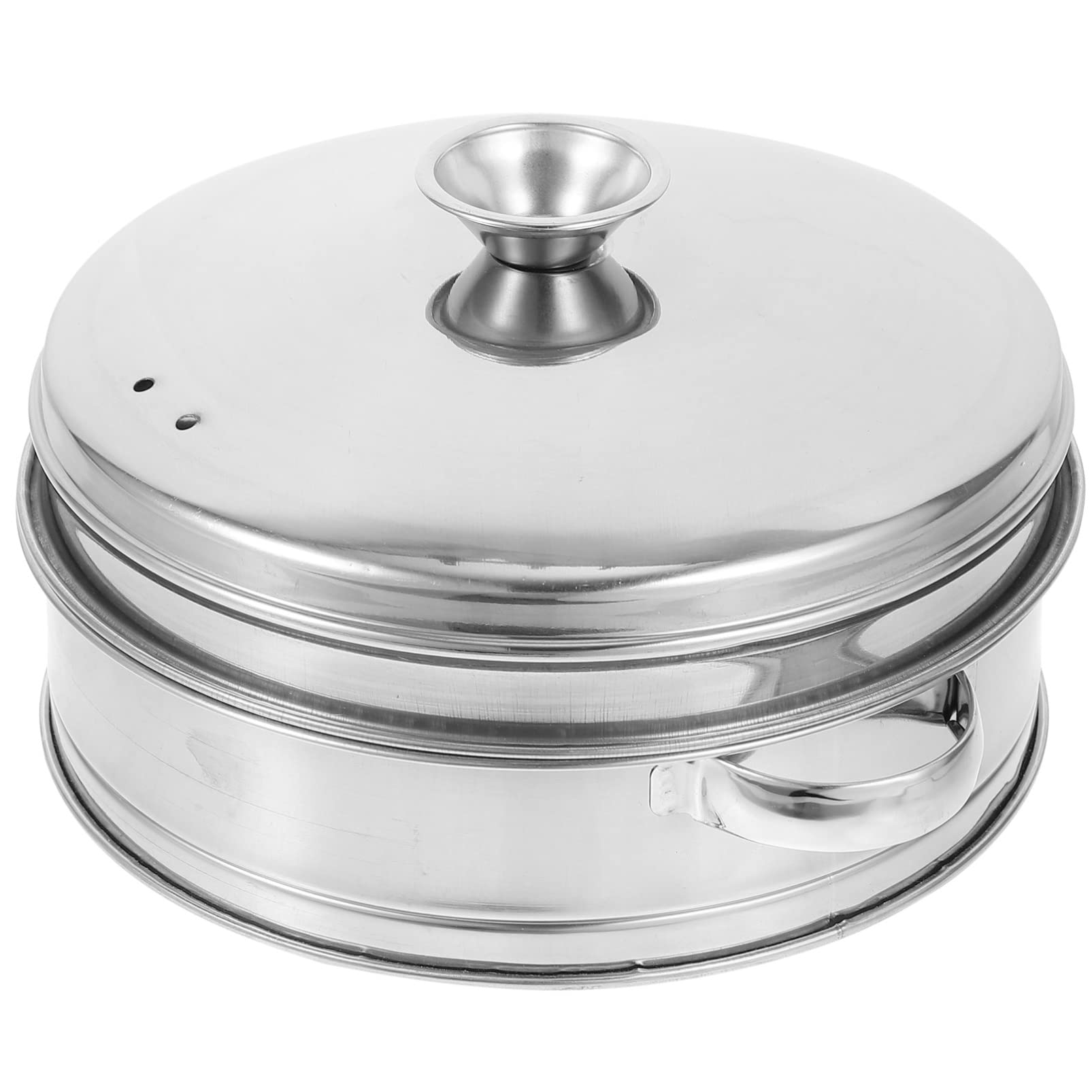 Amazon.com: Kichvoe 1 Set Binaural Steel Bottom Steaming Rack steamer ...