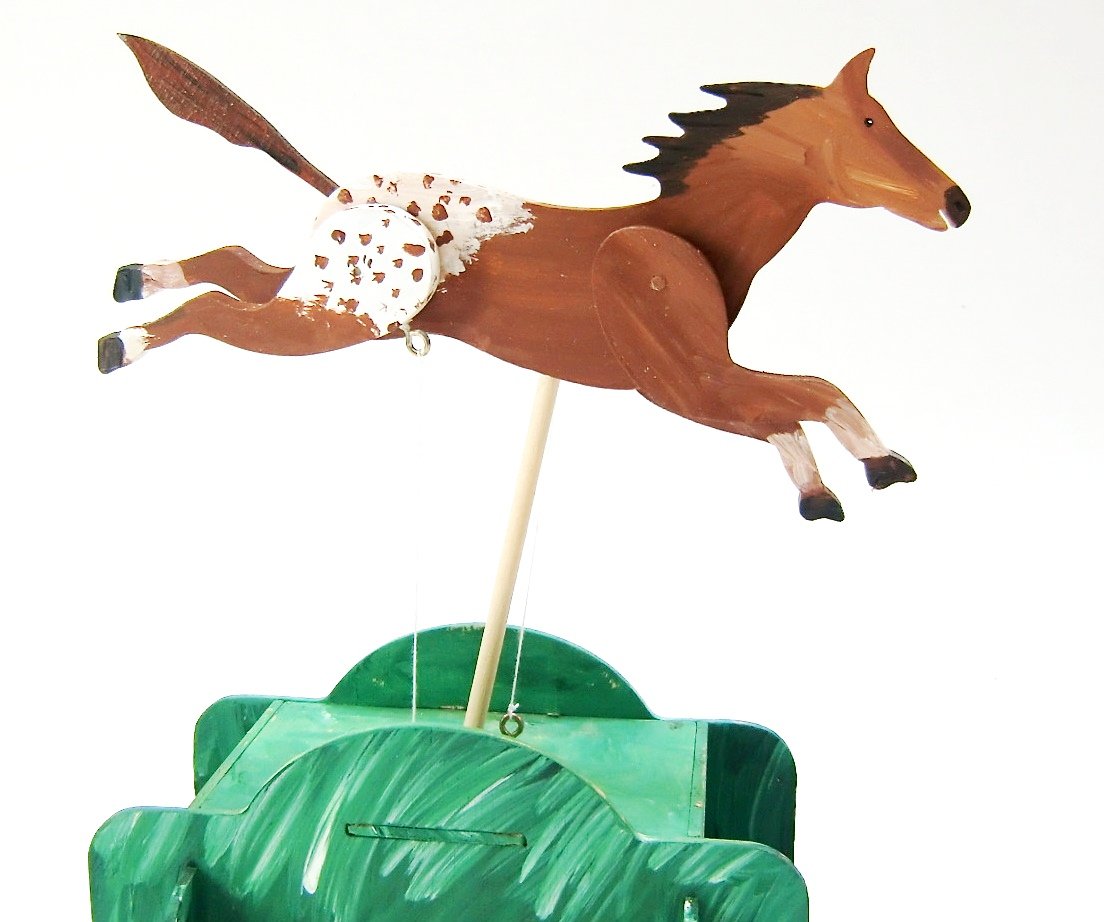Amazon.com: Automata Wood Winding Toy DIY Kit - Galloping Horse : Toys ...