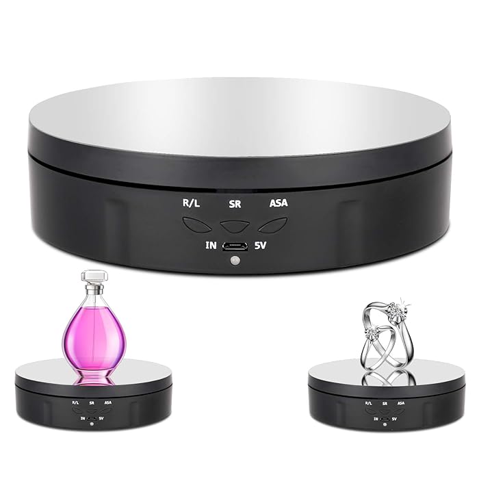 Buy Motorized Rotating Display Stand,URMAGIC 360 Degree Rotating ...