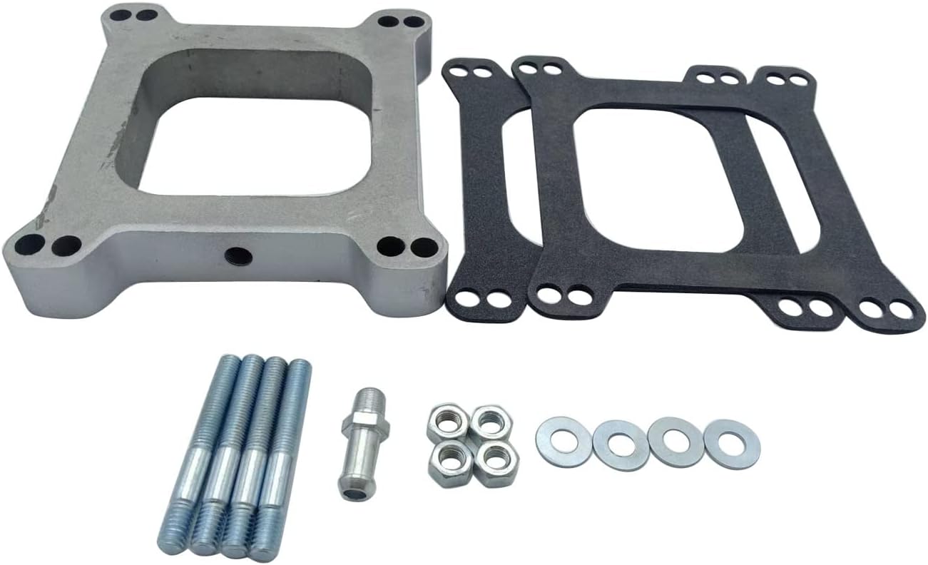Amazon.com: Aluminum Edelbrock Carbuertor Spacer Adapter #2696 Carter ...