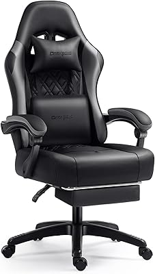 Amazon.com: STAPLES Emerge Vomax Bonded Leather Ergonomic Gaming Chair ...