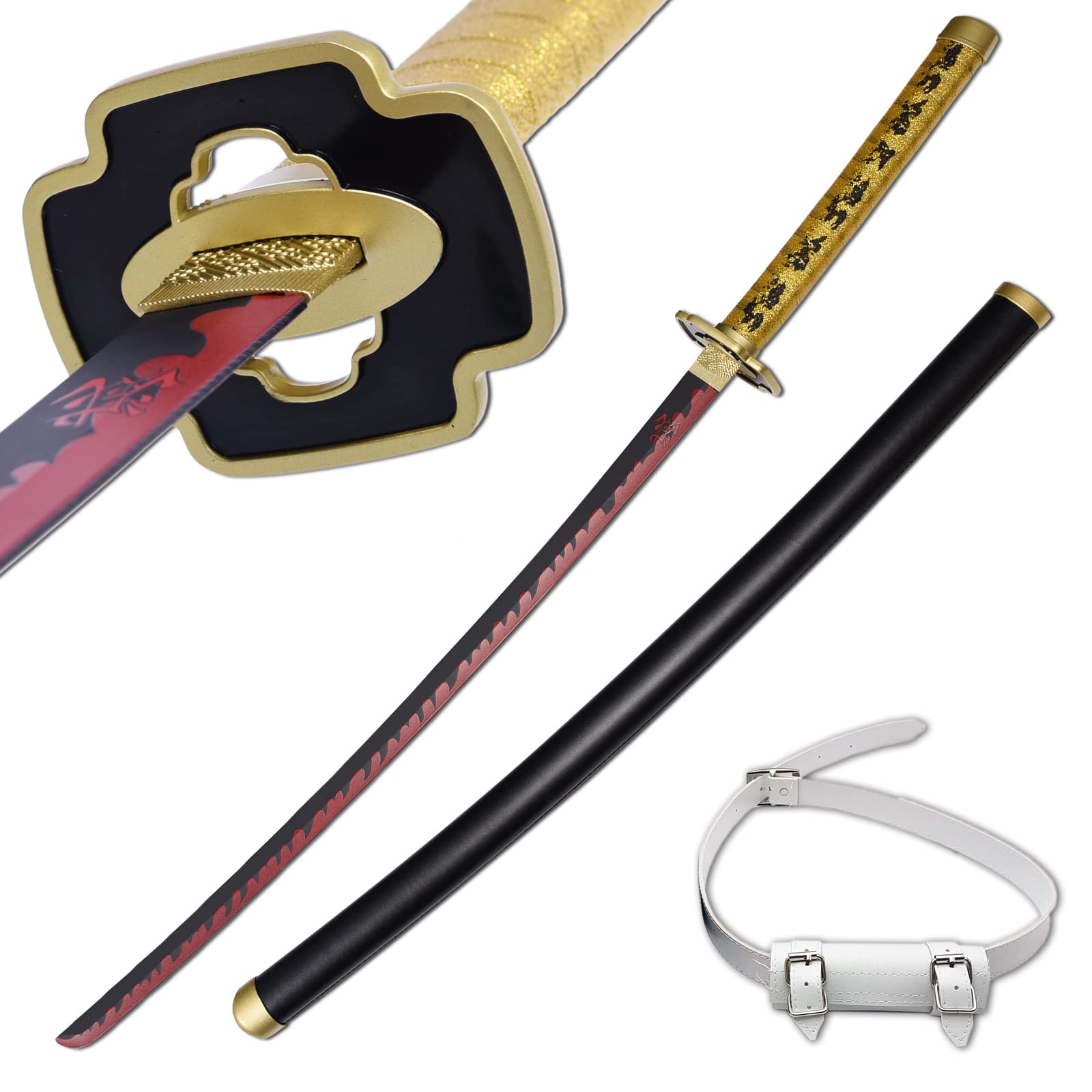 Demon Slayer Cosplay Anime Swords Handmade Katana Samurai Sword Steel ...