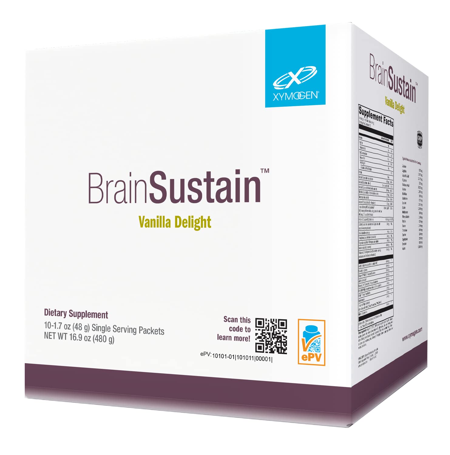 Amazon.com: XYMOGEN BrainSustain Powder - Memory + Brain Support Drink ...