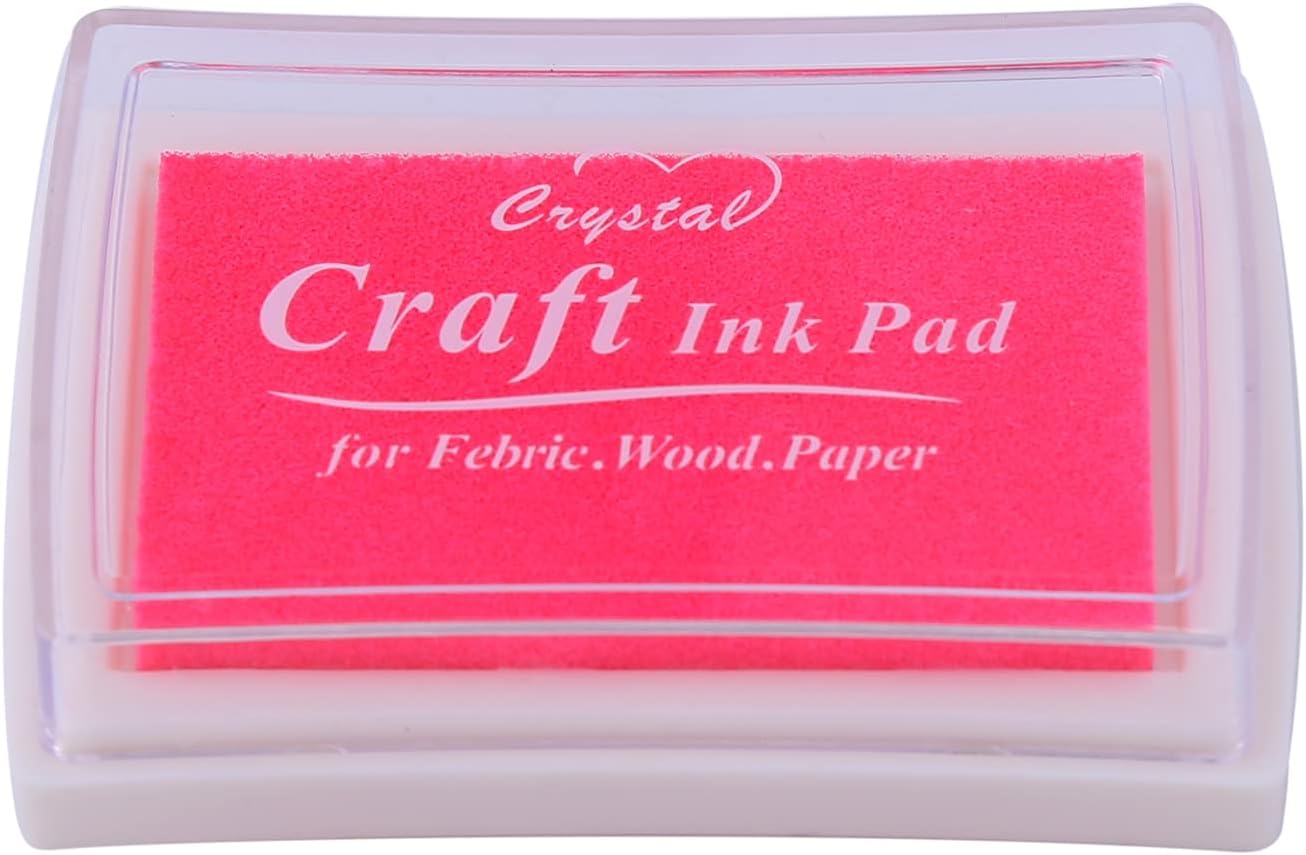 Amazon.com: Extra Large Premium Pink Ink Stamp Pad - 5" by 7" - Quality ...