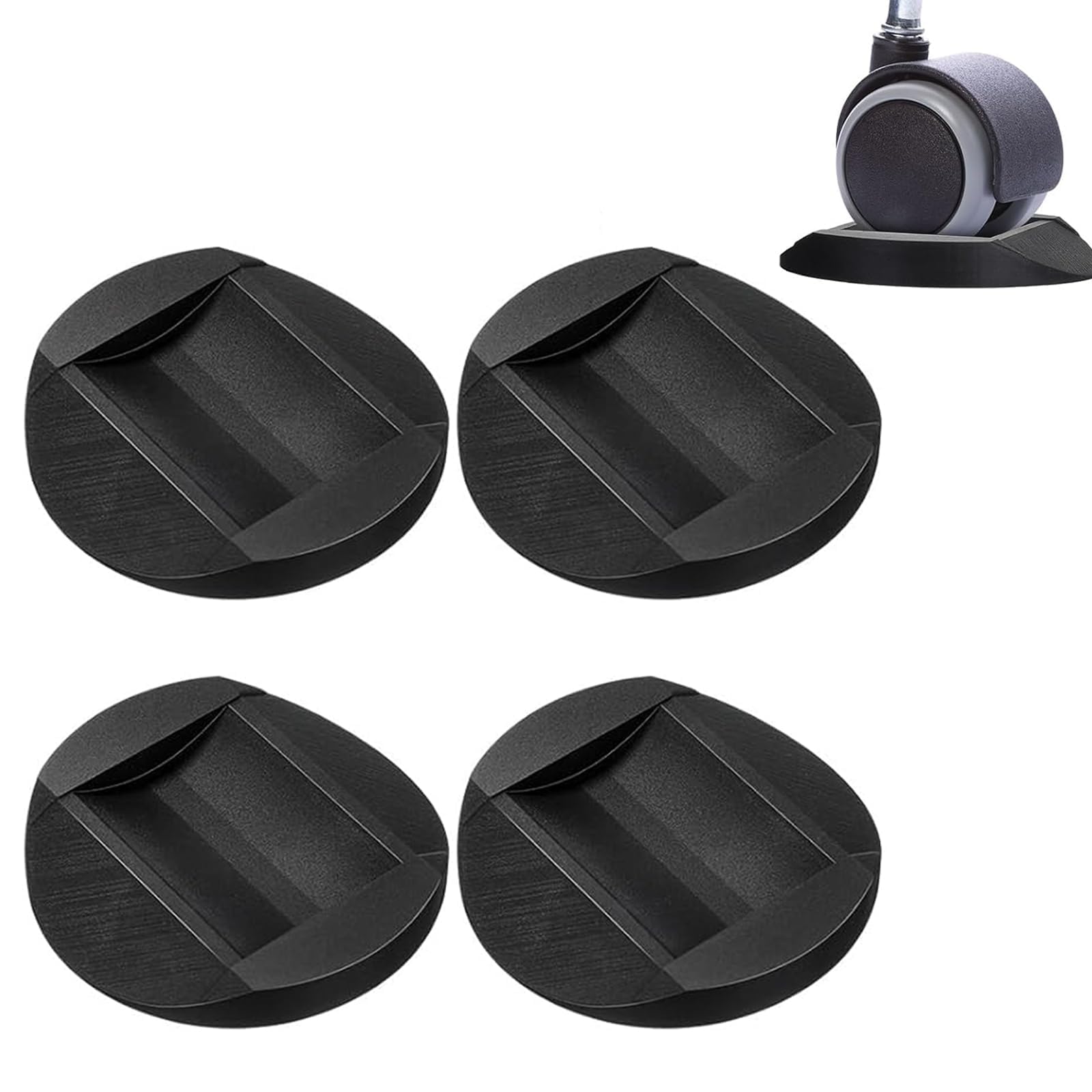 4 PCS Furniture Caster Cups, Anti-Sliding Bed Wheel Stoppers, Furniture ...