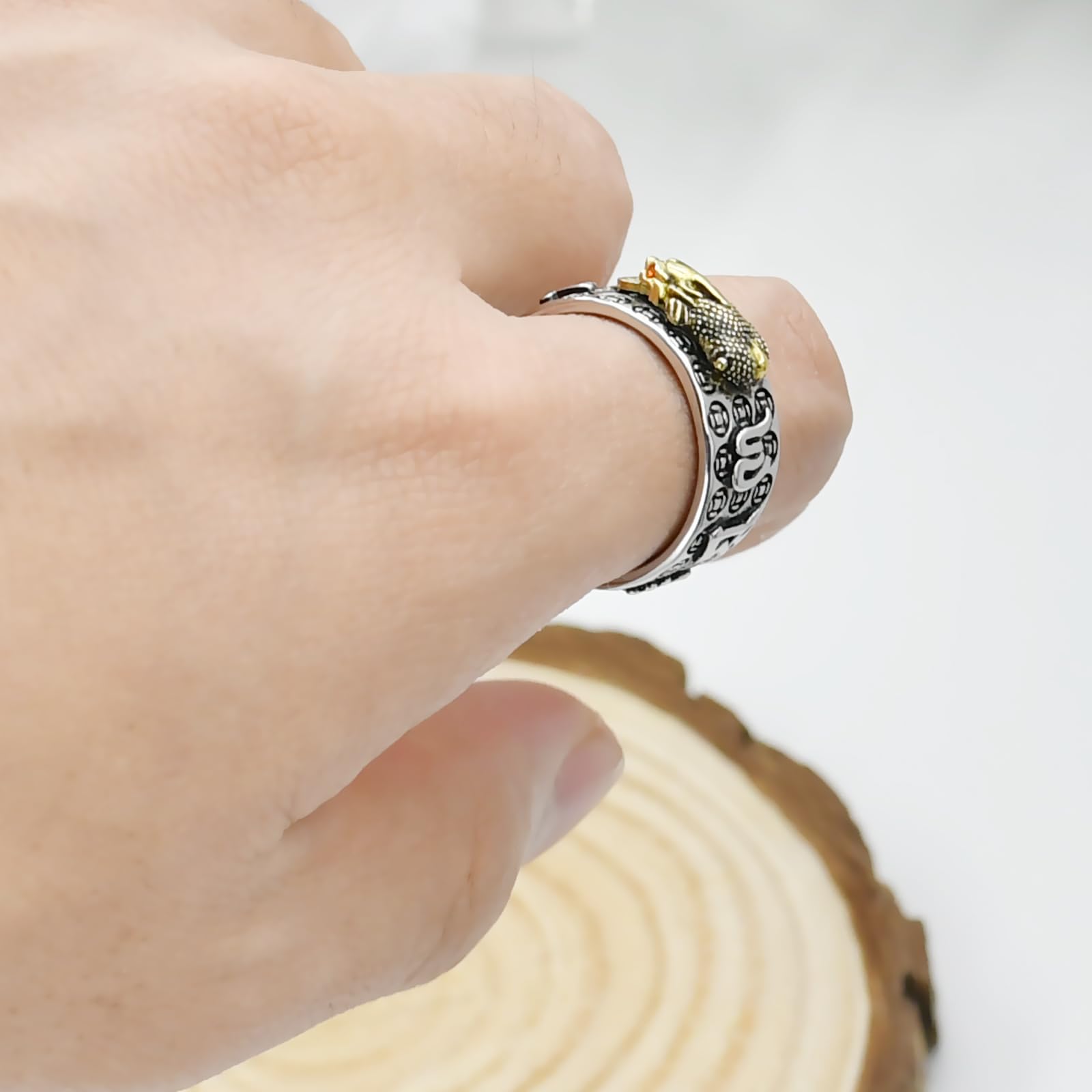 Snapklik.com : Feng Shui Ring Feng Shui PiXiu Mantra Ring PiXiu Rings ...