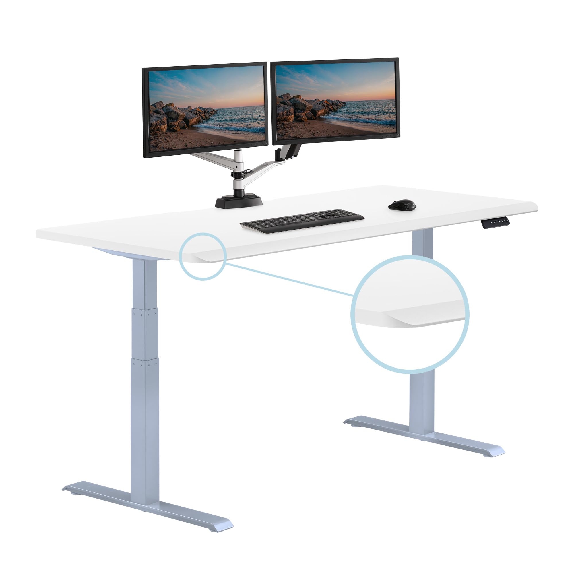 Amazon.com: Vari ComfortEdge Electric Height Adjustable Standing Desk ...