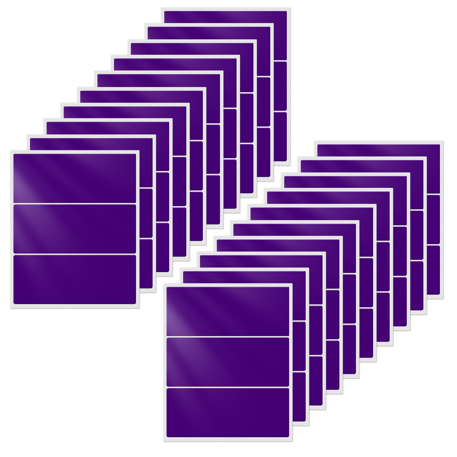 Snapklik.com : Purple Color Coding Labels 4 2 Inches Self-Adhesive ...