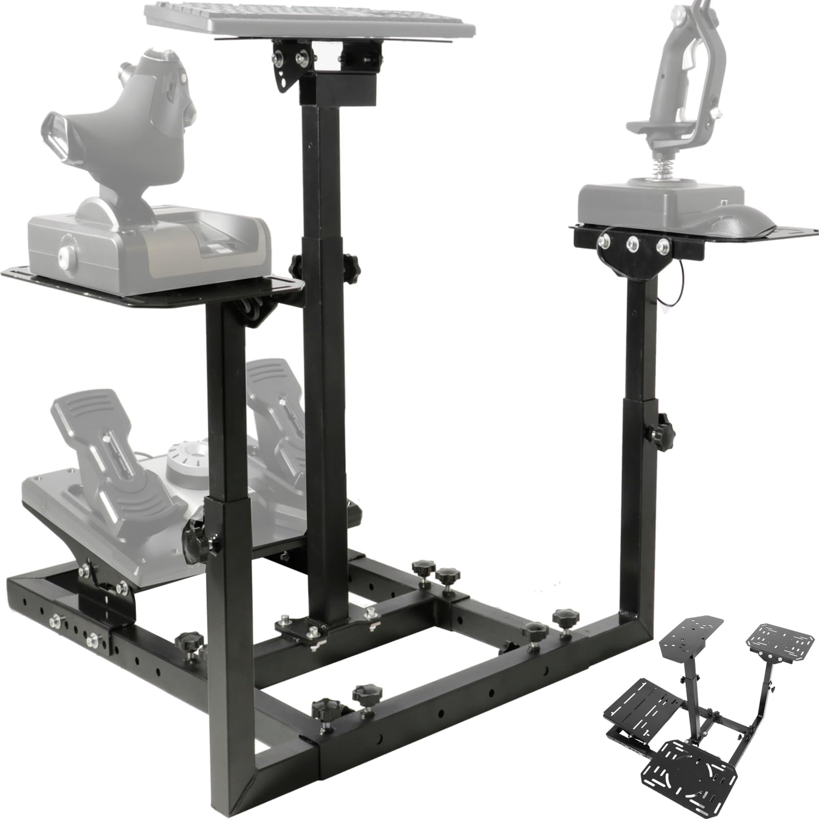 Amazon.com: Anman G29 Racing Flight Simulator Stand with Pro 3 Gear ...