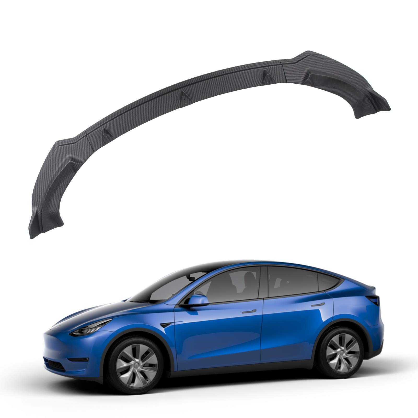 Buy powoq Fit Tesla Model Y Front Lip Front Bumper Lip Spoiler Wing ...