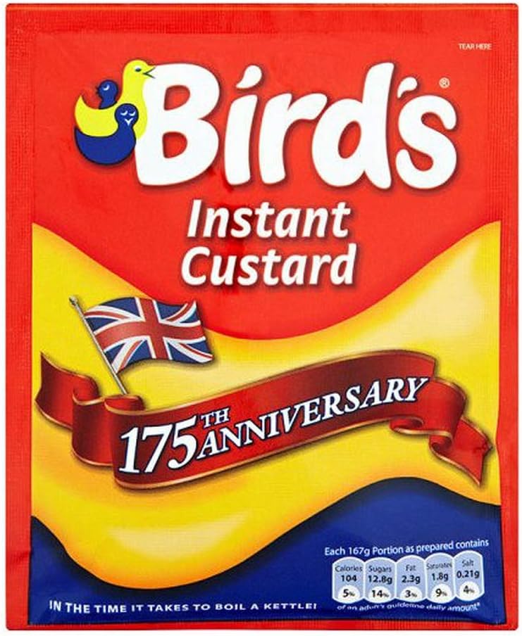 Amazon.com : Birds Instant Custard Triple Pack Original Birds English ...