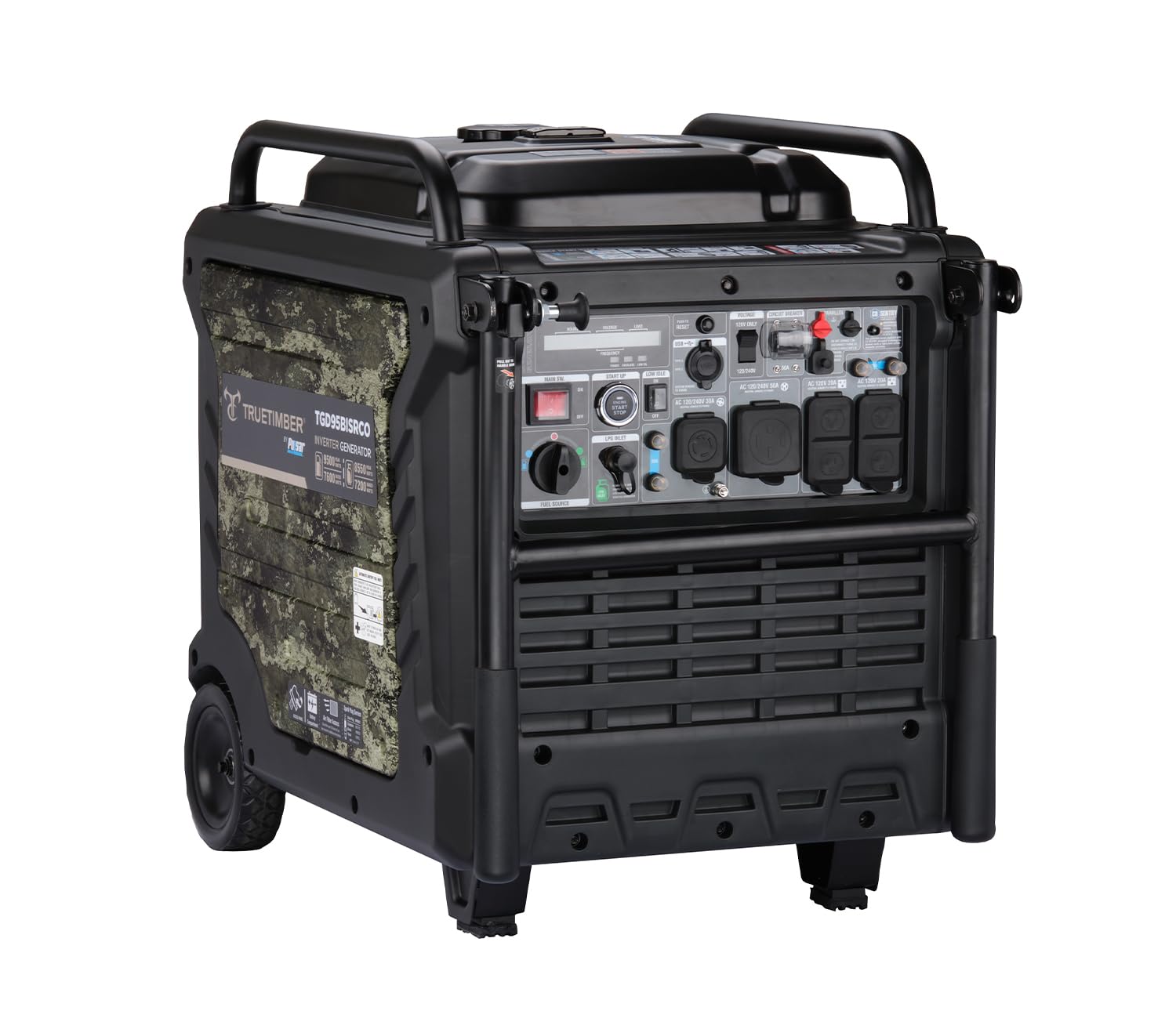 Amazon.com : Truetimber 9500-Watt Dual Fuel Inverter Generator by ...