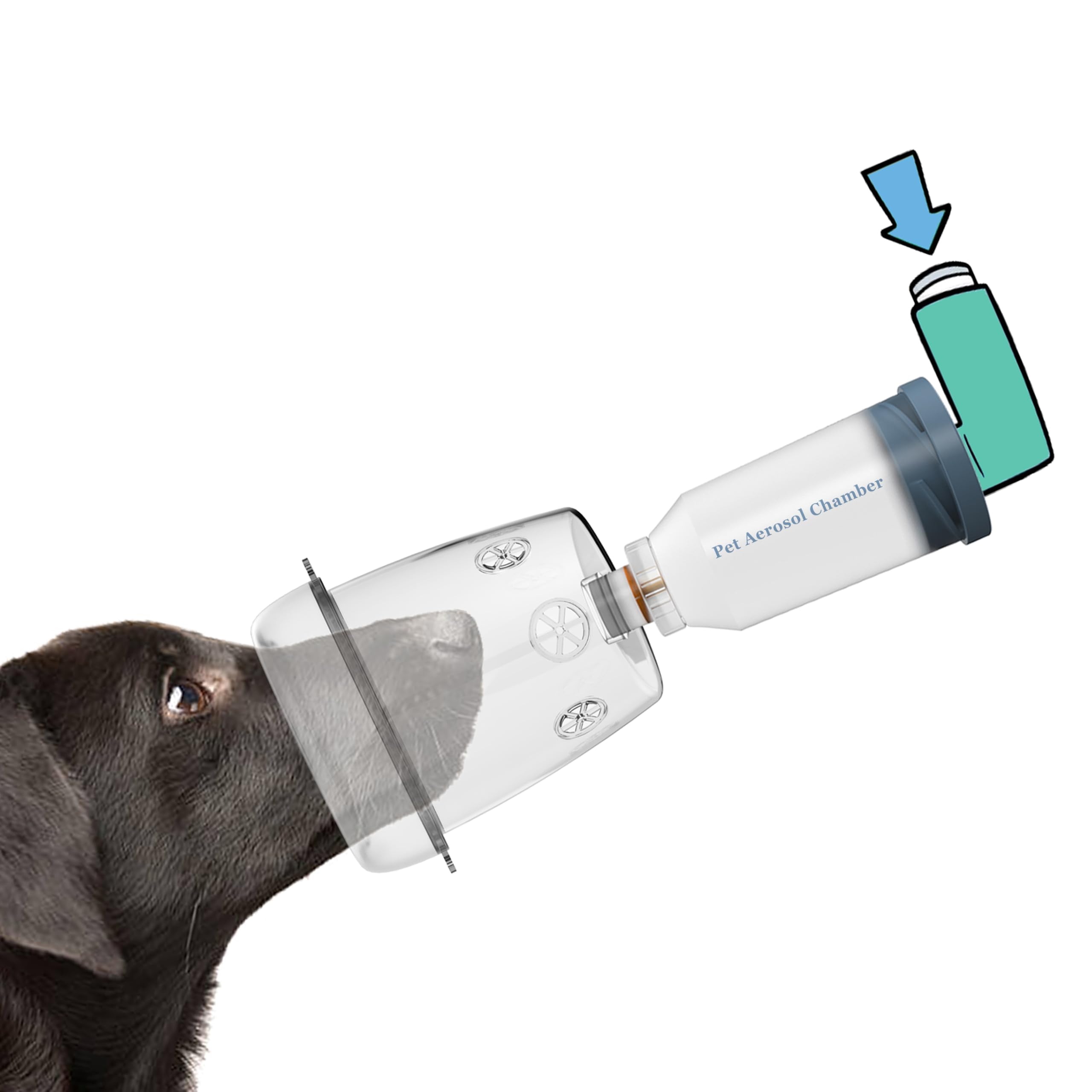 Amazon.com : Canine Aerosol Chamber Inhaler Spacer for Cats, Dogs ...