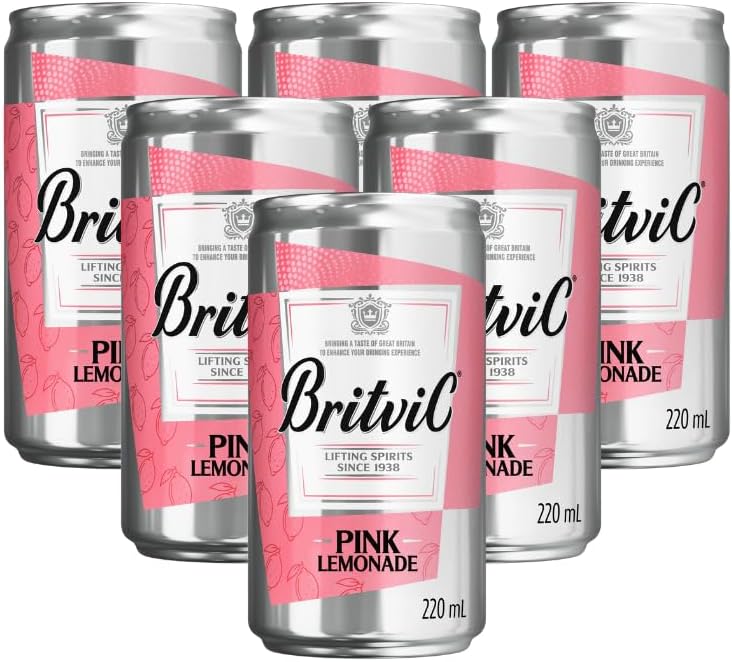 Mixer Pink Lemonade 220ml Britvic - Pack 6 Unidades : Amazon.com.br ...