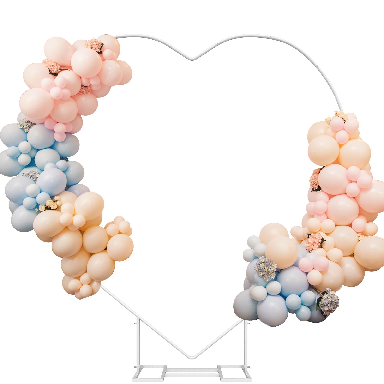 Amazon.com : 6.6FT Heart Arch, Balloon Arch Stand, 6.6ft Heart Arch ...