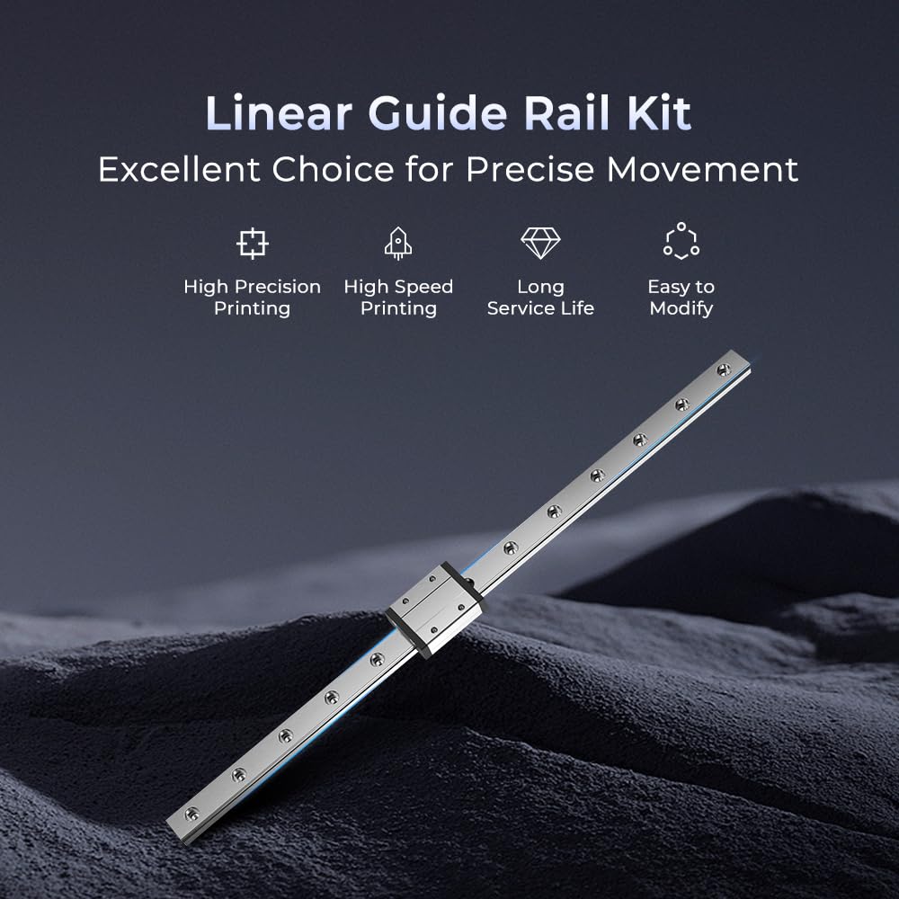 Snapklik.com : Creality Ender 3 Linear Rail Kit X-axis Rail Guide MGN12C