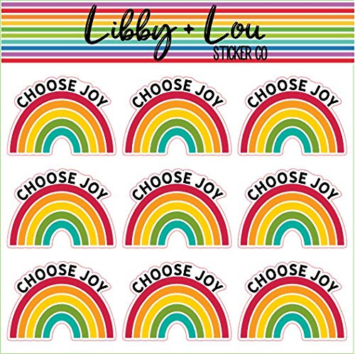 Amazon.com: Choose Joy Planner Stickers | Libby and Lou Sticker Co ...