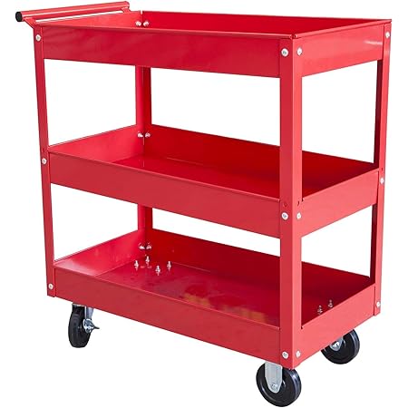 Amazon.com: THREE TRAY ROLLING TOOL CART : Industrial & Scientific