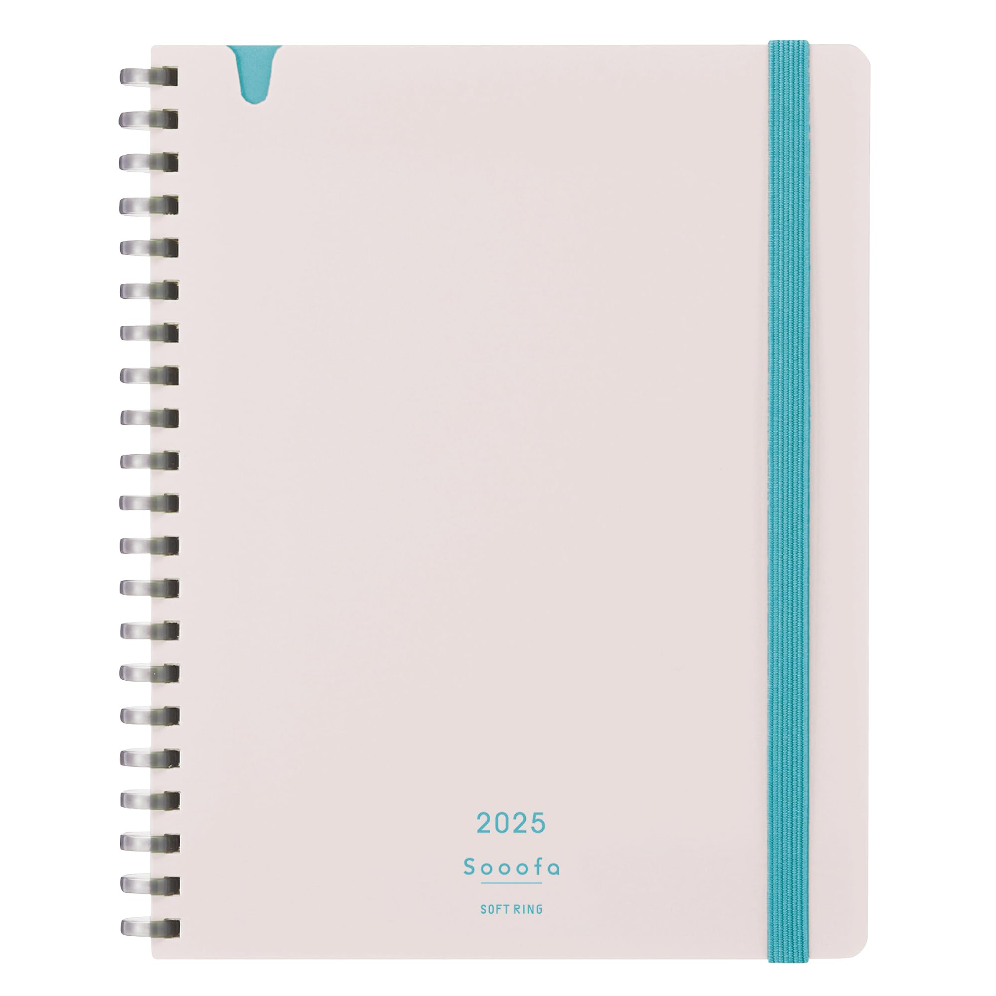 Amazon.co.jp: コクヨ 手帳 2025 Sooofa ダイアリー ソフトリング マンスリー ブロック B6変形 白 ニ-SSMNW-B6-25 2024年 12月始まり : 文房具 ...