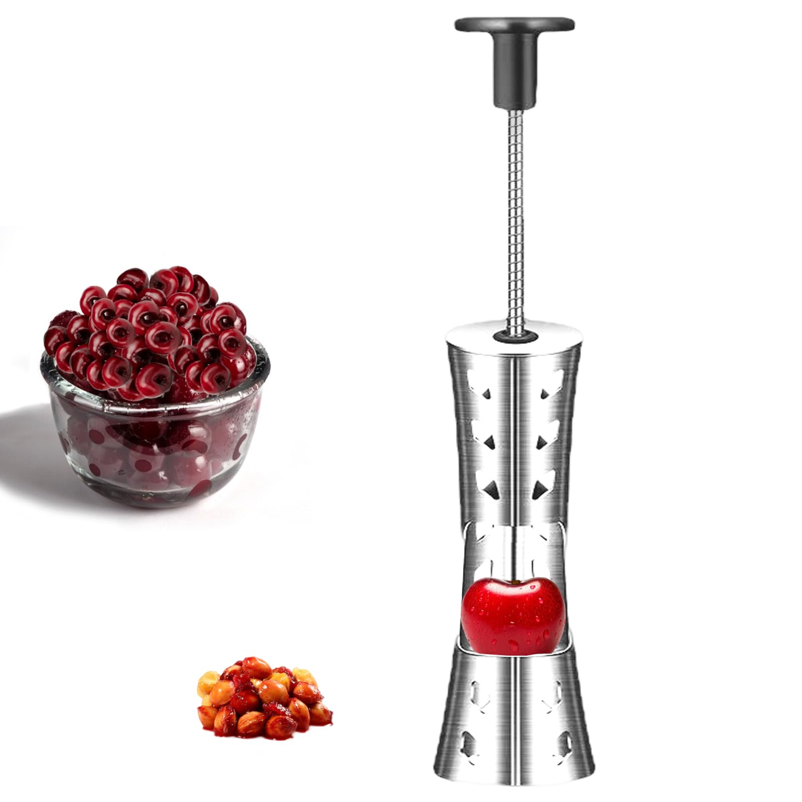 Amazon.com: Cherry Pitter Tool,304 Stainless Steel Pitting Tool ...