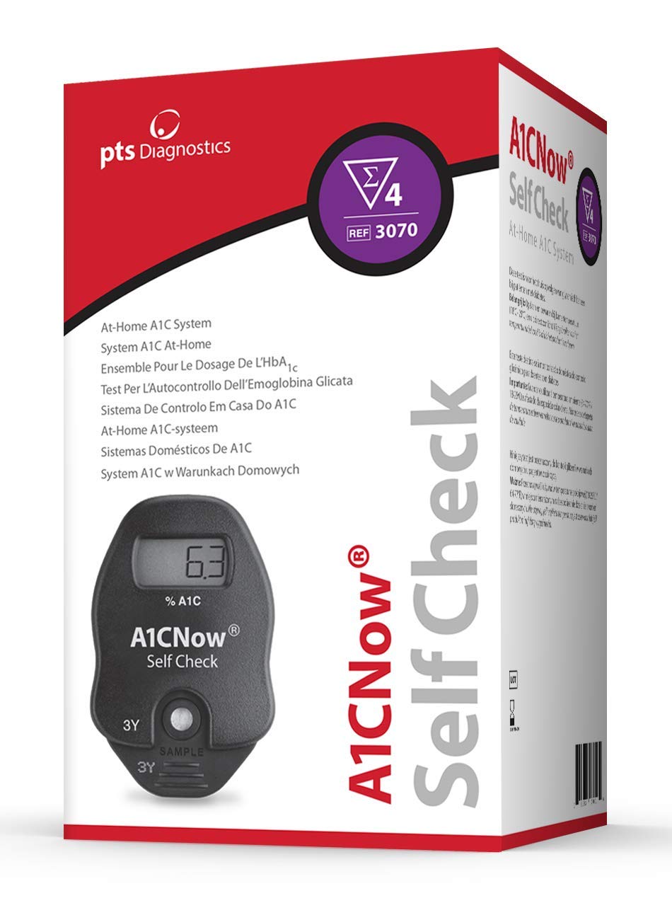A1CNow Self Check at-Home A1C System | 4 Test Kit | Quickly & Easily ...