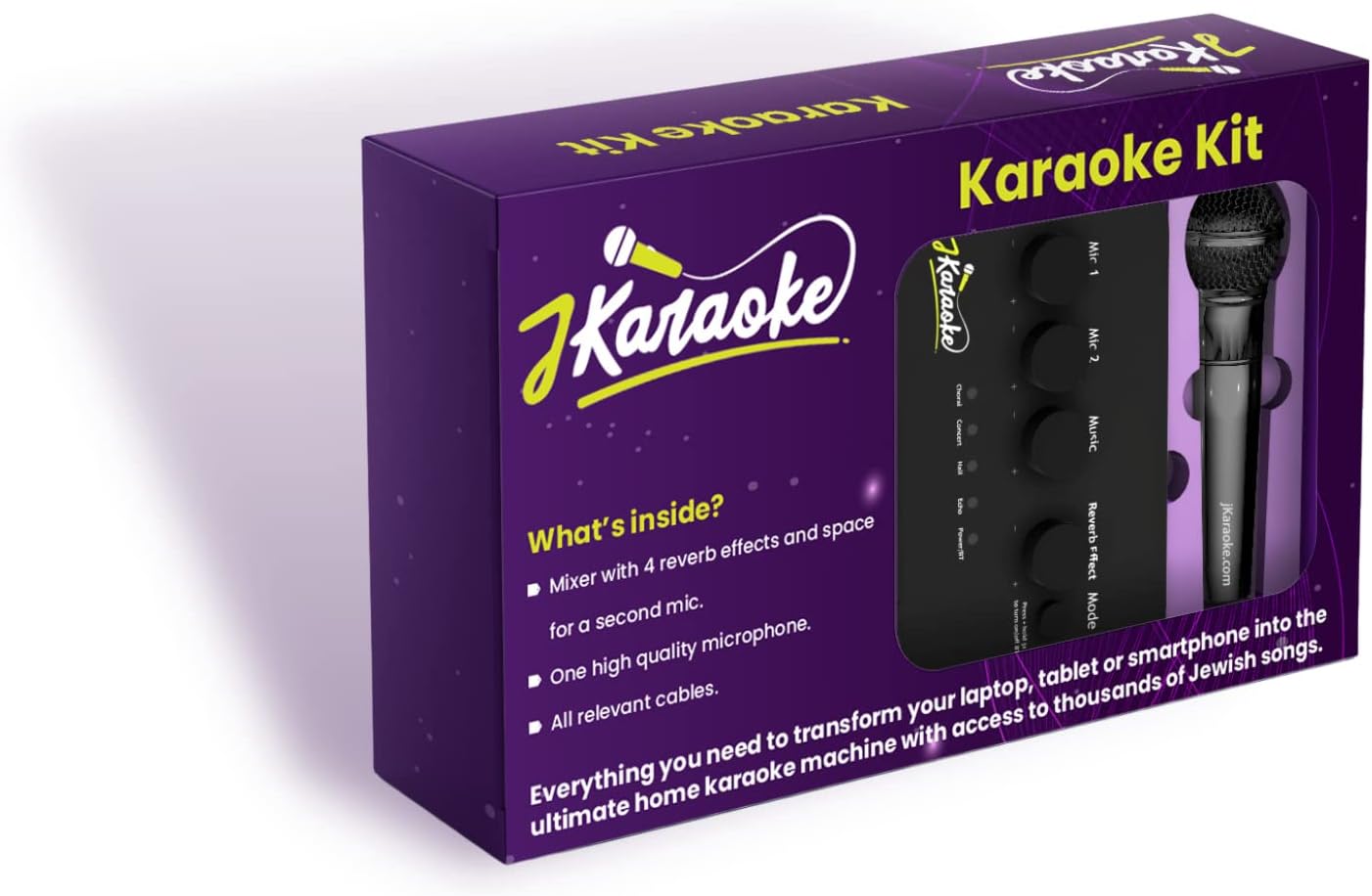 jKaraoke Máquina y micrófono para adultos y niños – Miles de canciones ...