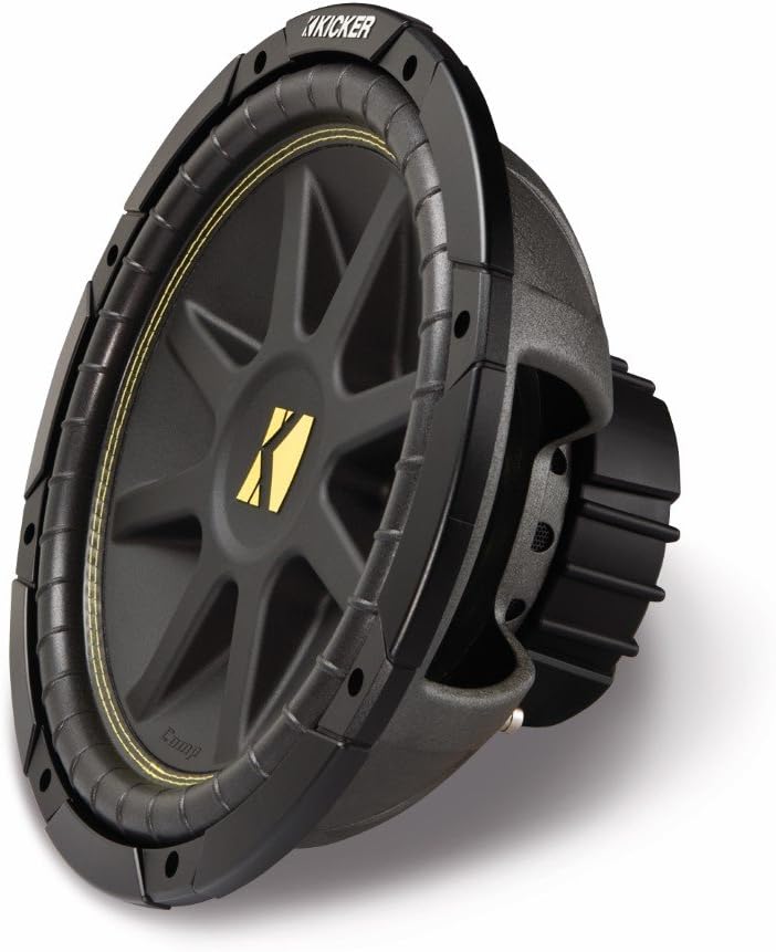 Amazon.com: Kicker 10C124 Comp 12-Inch Subwoofer 4 SVC (Black ...