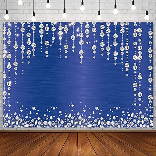 Amazon.com : SENDY 7x5ft Royal Blue Party Photo Backdrop for ...