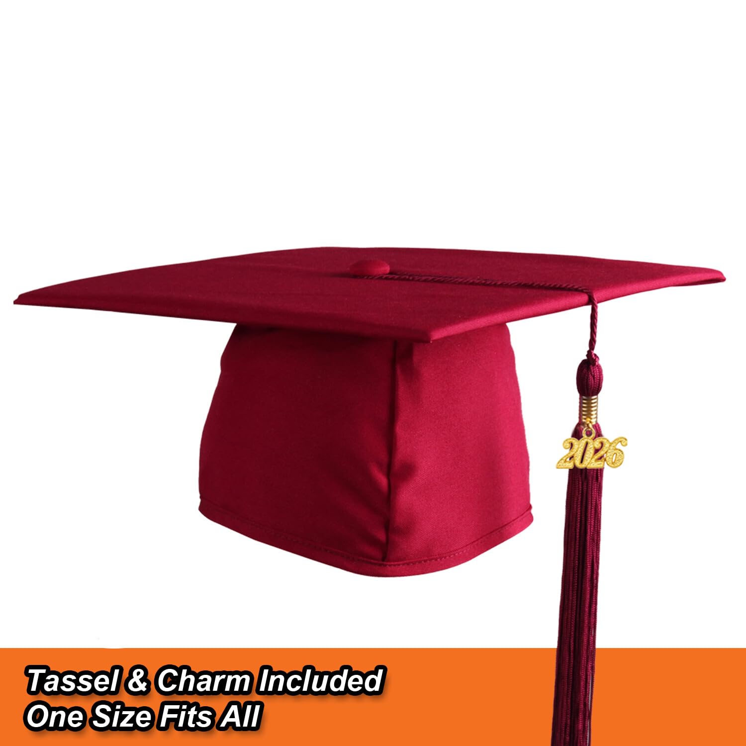 Snapklik.com : OSBO GradSeason Matte Graduation Gown Cap Tassel Set ...