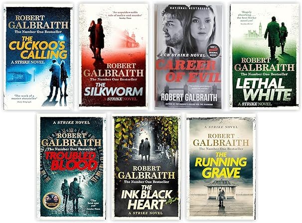 Cormoran Strike Series Robert Galbraith 7 Books Collection Set: Robert ...