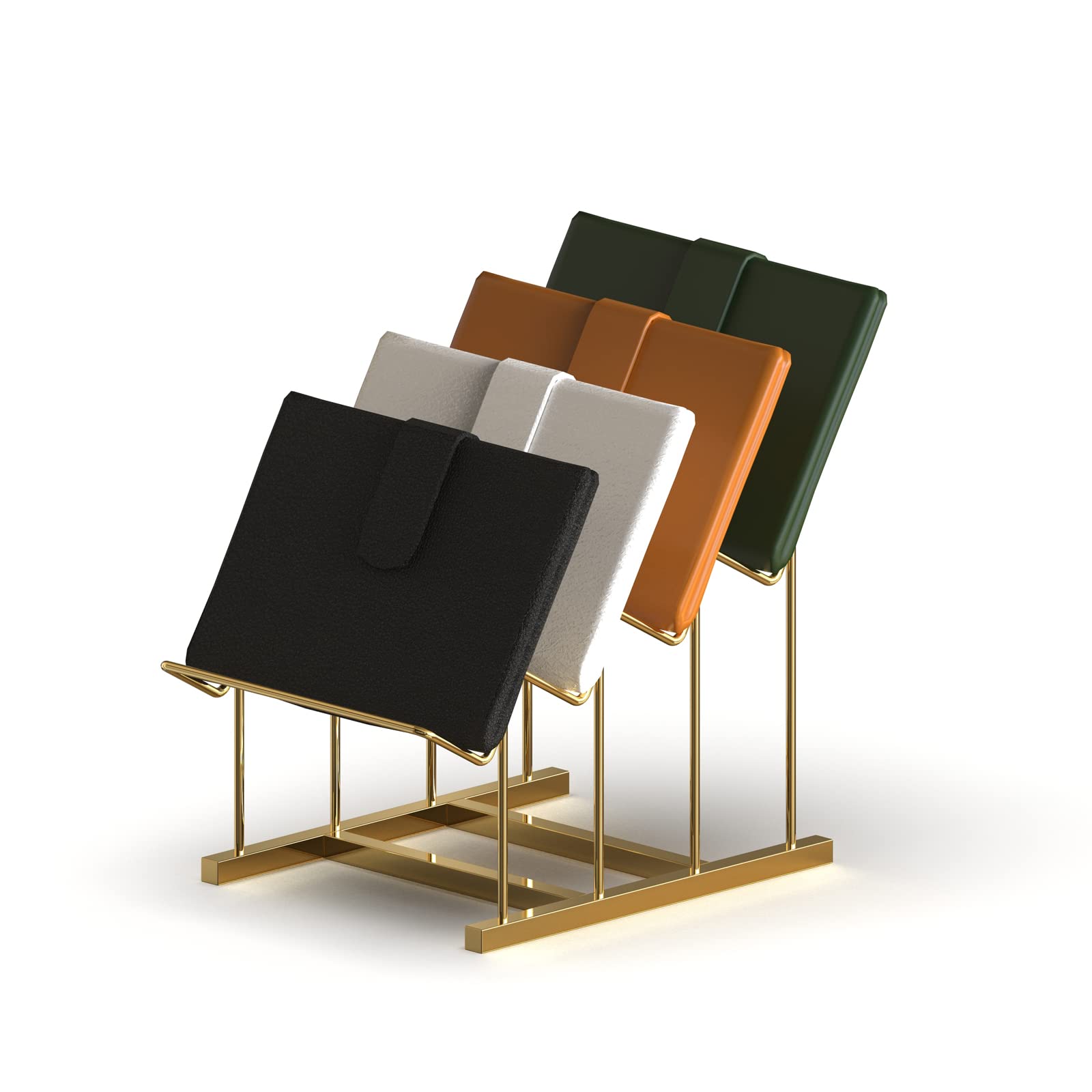 Amazon.com: MYOYAY Gold Clutch Purse Display Stand 4 Steps Wallet ...