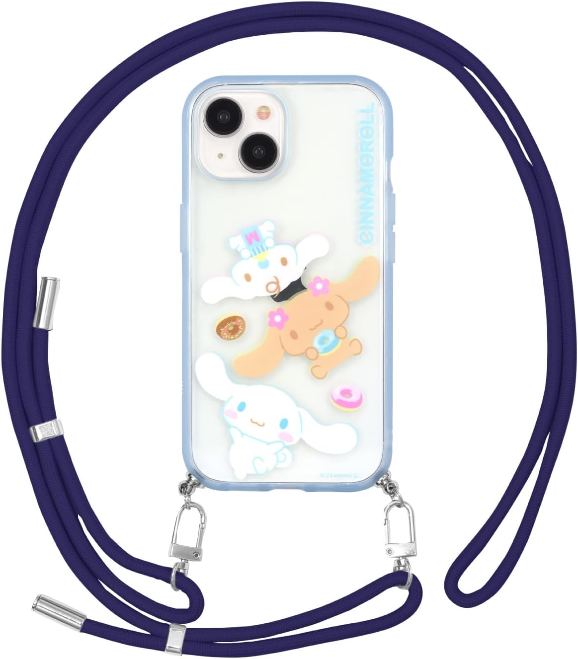 Amazon.co.jp: グルマンディーズ サンリオキャラクターズ IIIIfit Loop iPhone 15 / 14 / 13 対応 ケース シナモロール SANG-370CN ...